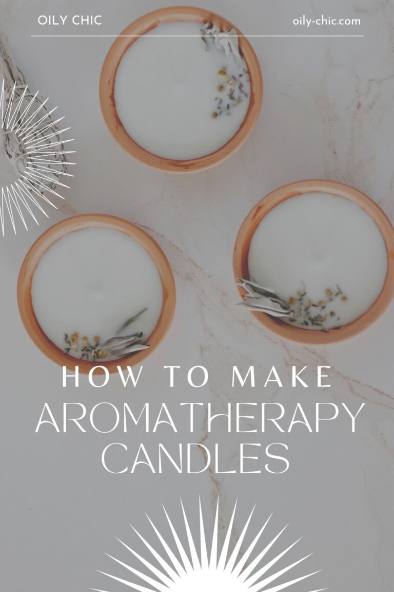 DIY Aromatherapy Candles - Oily Chic