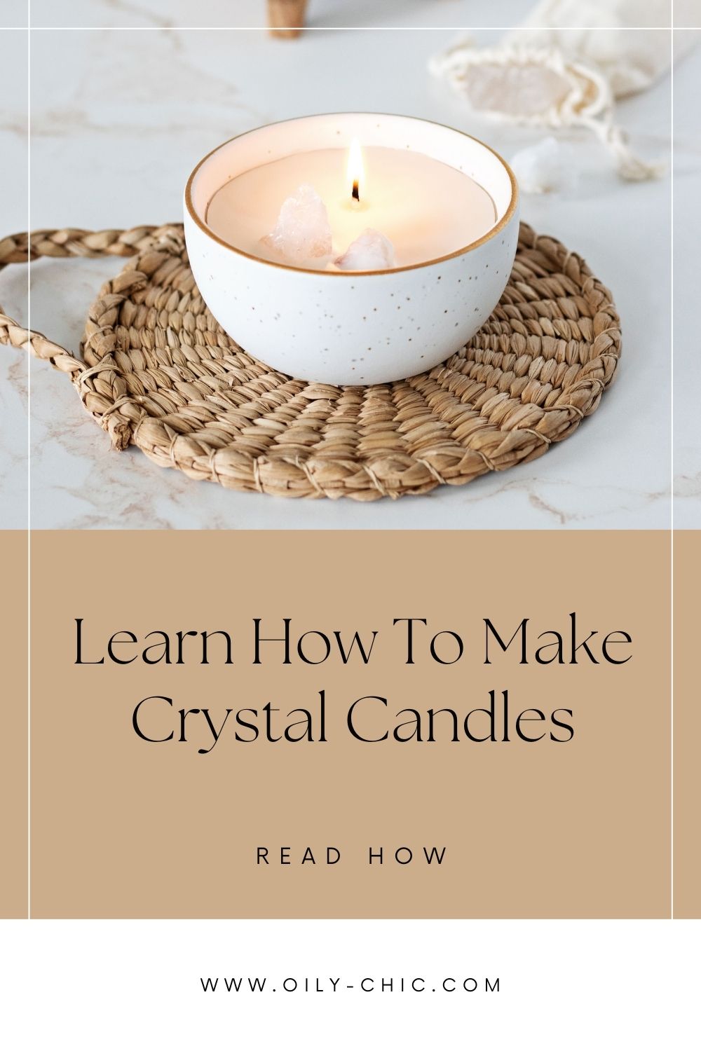 DIY Crystal Candle Bowl With Essential Oils