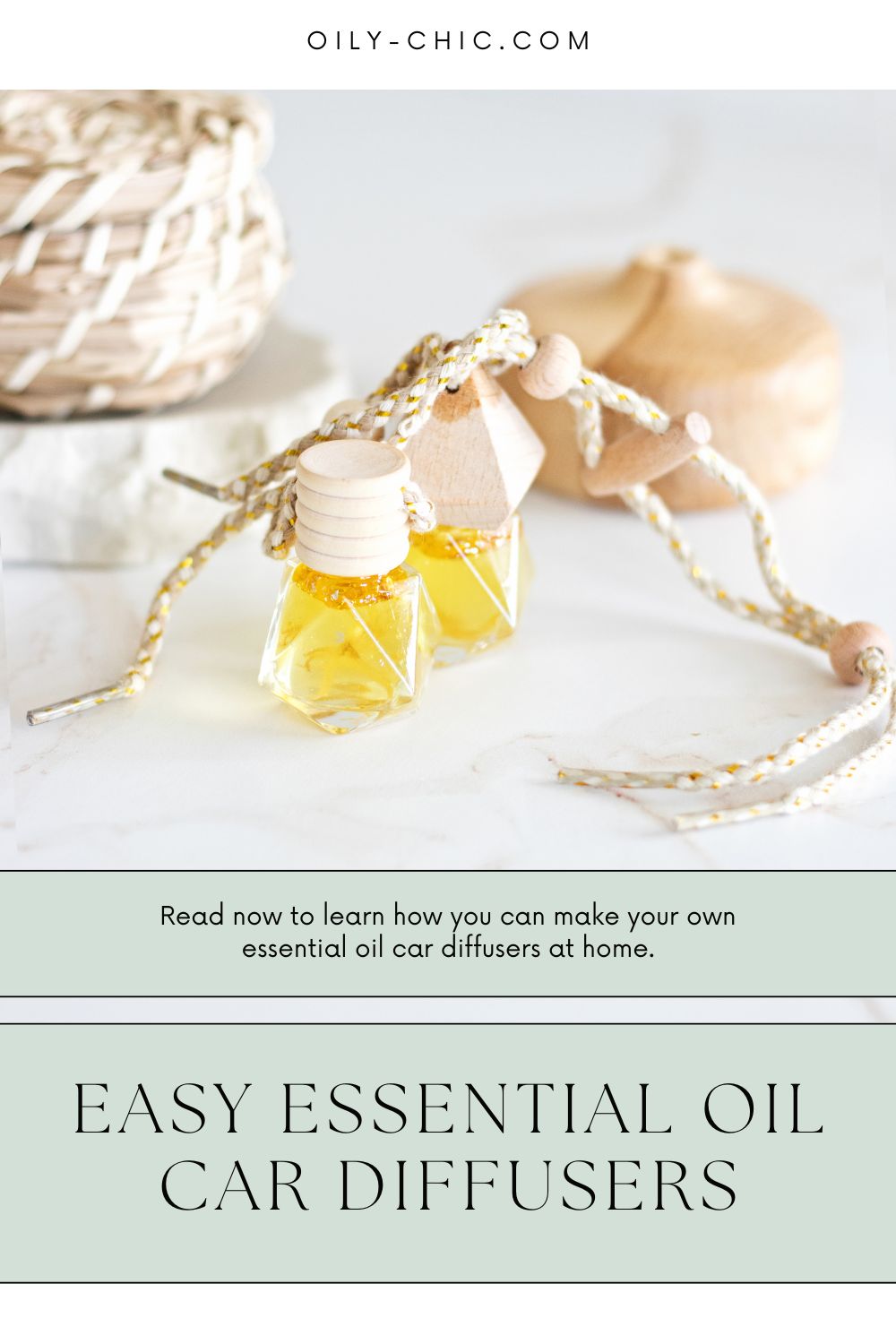 Easy Essential Oil Car Diffuser DIY