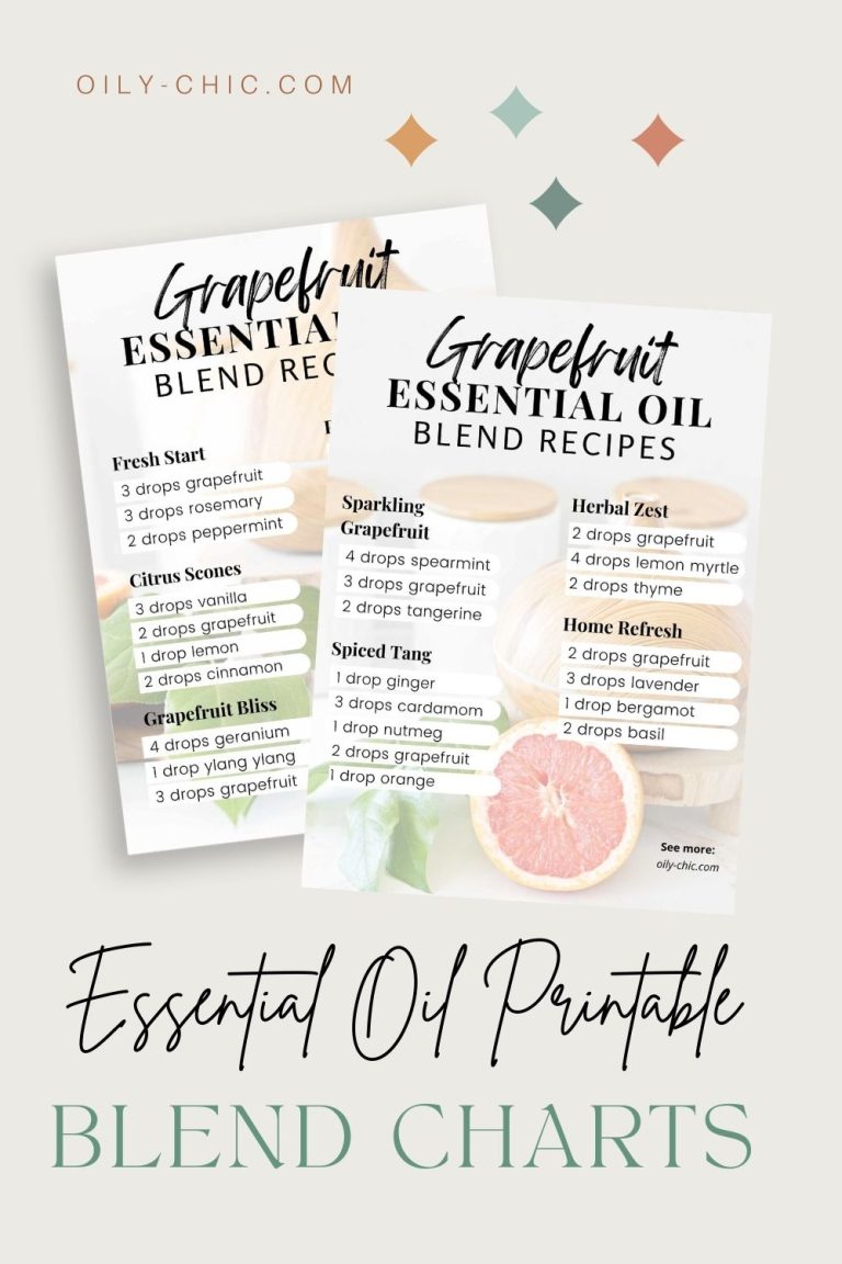 Juicy Grapefruit Essential Oil Blends