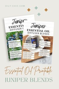 Sweet, Woodsy Juniper Essential Oil Blends